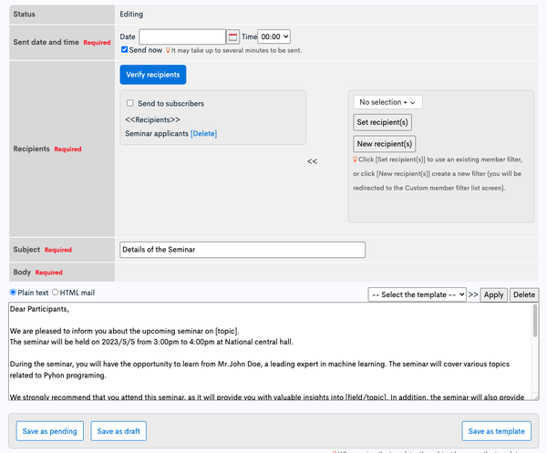 Send notification messages to users who submitted a form | Enterprise ... Send notification messages to users who submitted a form | Enterprise ...