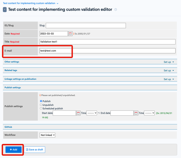 Implementing Custom Validation in Content Structure with Custom function | Enterprise Headless ...