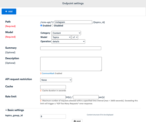 How to call the instagram basic display API from Kuroco | Enterprise ...