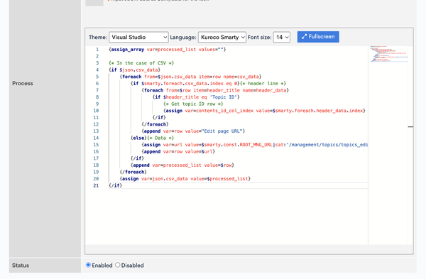 Changing Data Structure Exported in CSV Output Using Custom Function ...