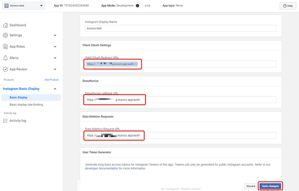 How to call the instagram basic display API from Kuroco | Enterprise ...